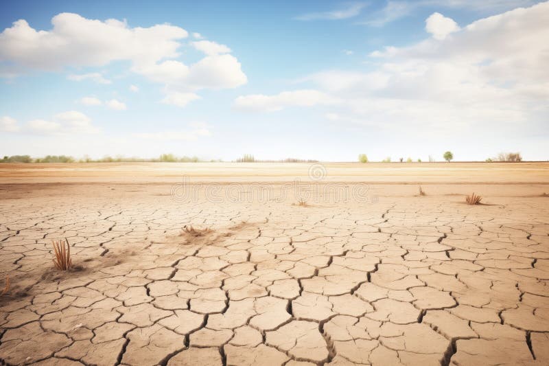 Empty Barren Land Under the Threat of Soil Erosion Stock Photo - Image ...