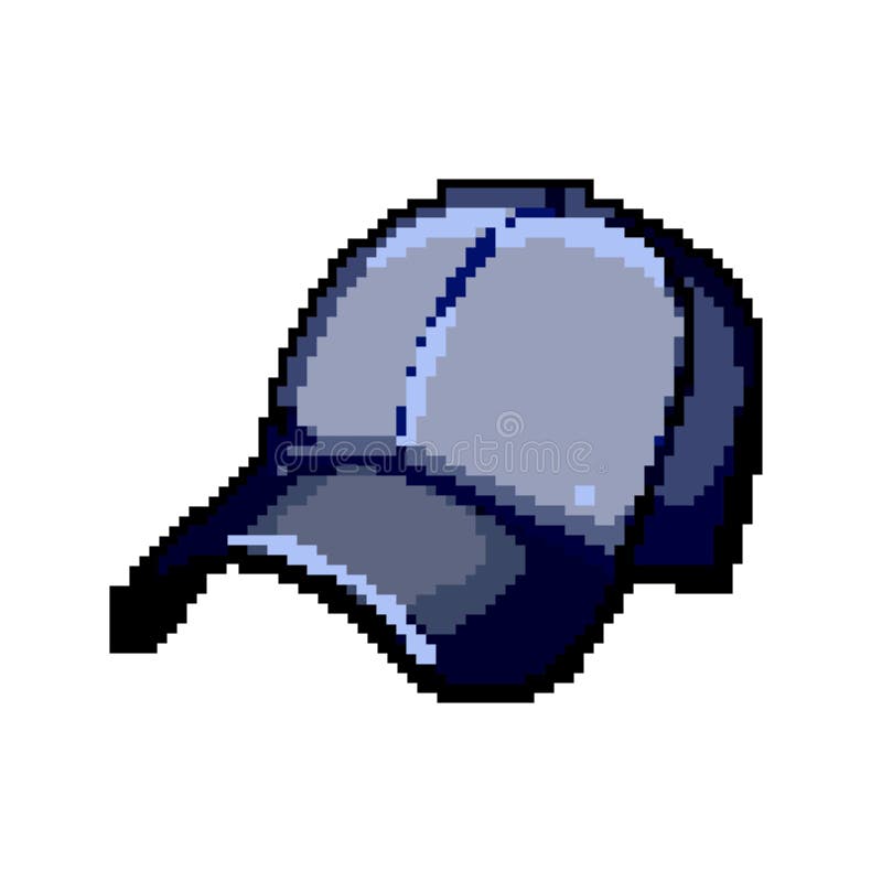 Empty Baseball Cap Game Pixel Art Vector Illustration Stock Vector ...