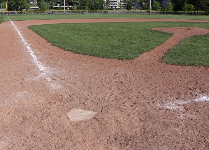 Empty Baseball Field stock image. Image of baseball, field - 32058479