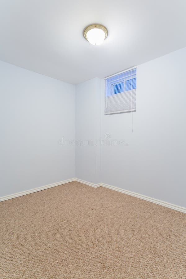 Empty basement bedroom stock photo. Image of style, domestic - 51987496