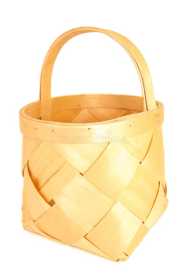 Empty Basket stock image. Image of natural, homemade - 12588721