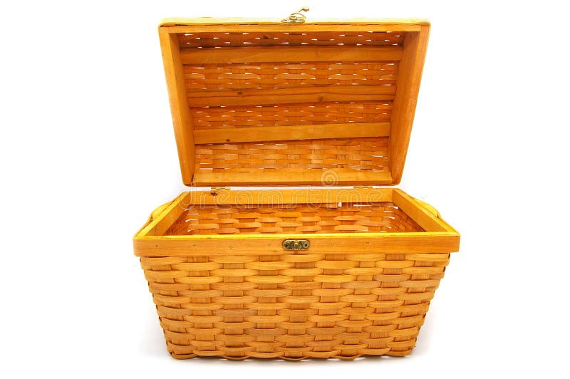Empty basket stock photo. Image of empty, container, basket - 15415966