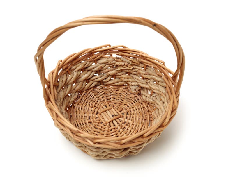 Empty basket stock image. Image of isolated, detail - 156681299
