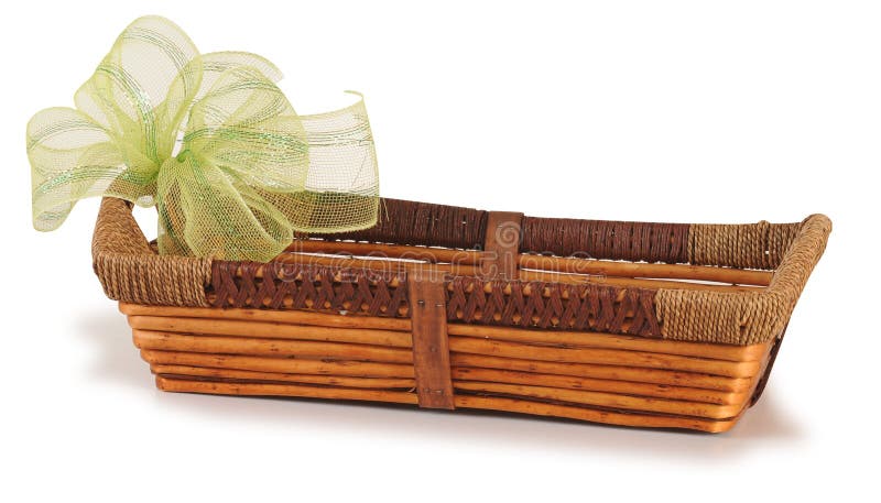Christmas basket stock image. Image of isolated, gift - 12050829