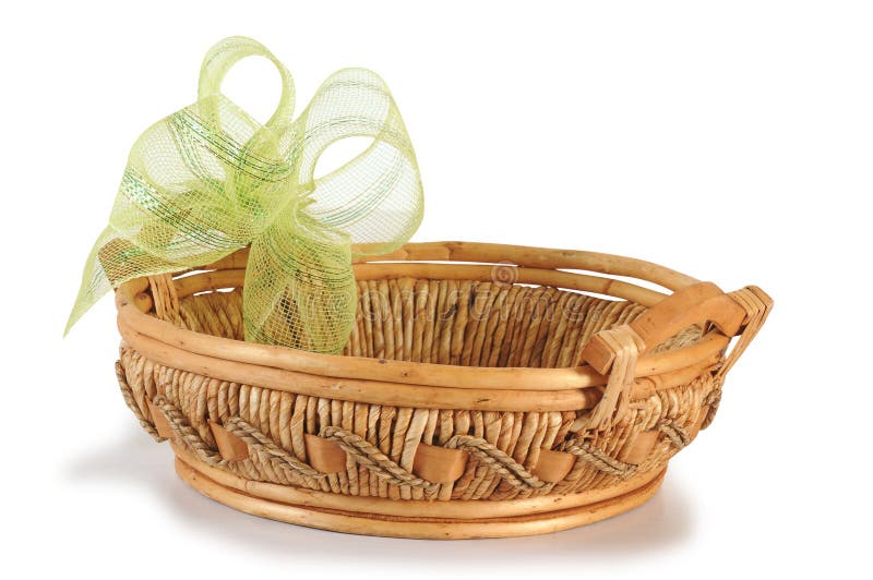 Christmas basket stock image. Image of isolated, gift - 12050829