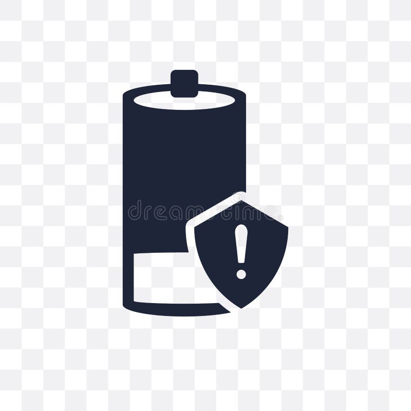 Empty Battery Transparent Icon. Empty Battery Symbol Design from Stock ...
