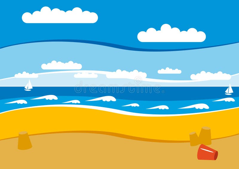 Empty Beach Stock Illustrations – 15,074 Empty Beach Stock ...