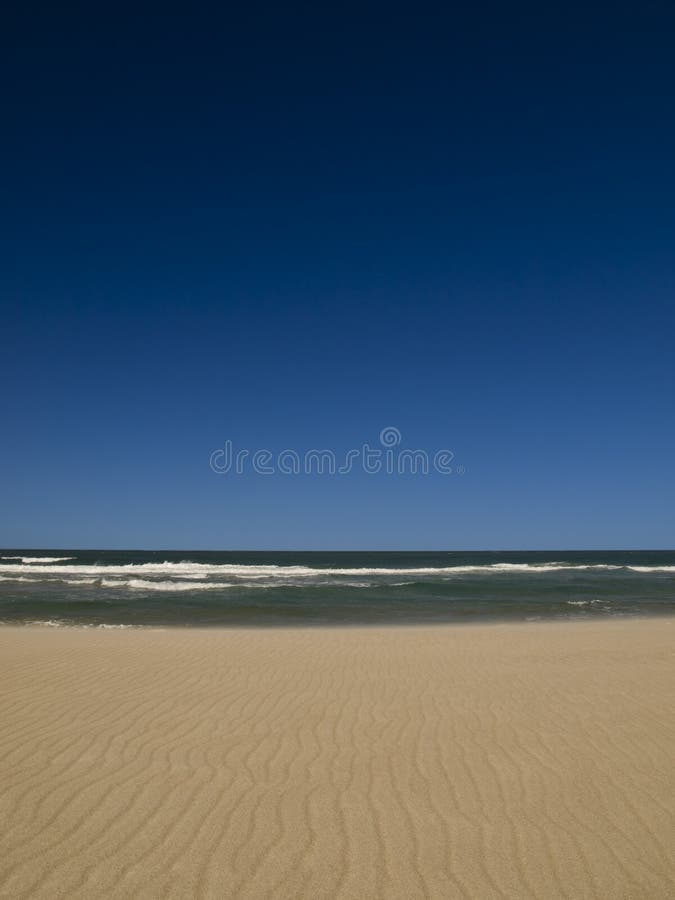 Empty beach stock image. Image of seascape, horizon, sand - 11018449