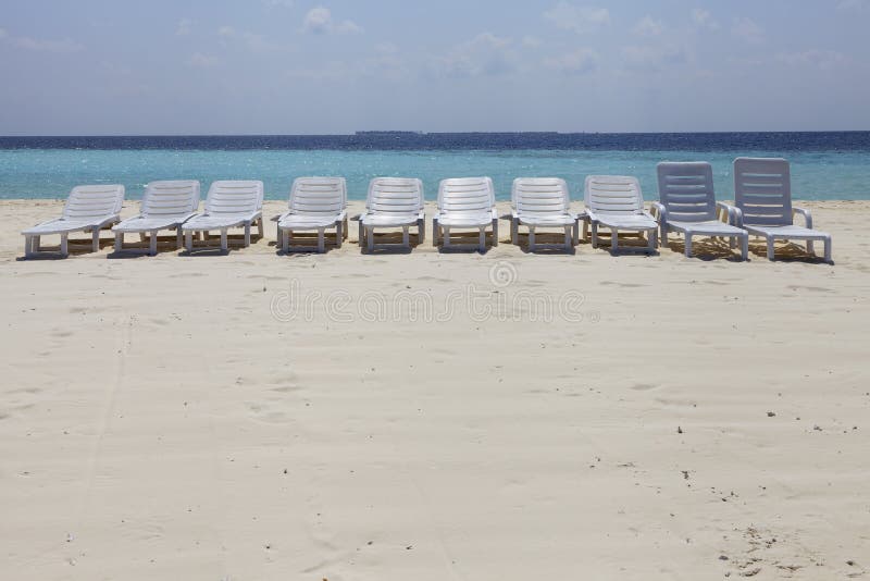 Empty Beach stock image. Image of abandoned, empty, summer - 24336043