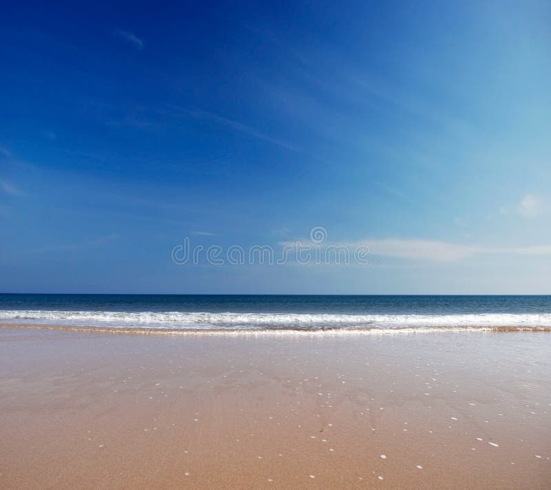 Empty Beach stock image. Image of perfect, shore, coast - 25156751