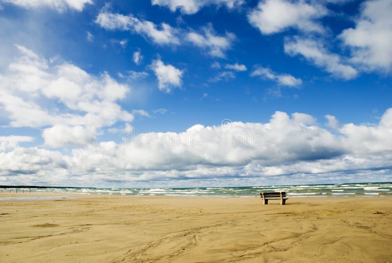 Empty Beach 3 stock image. Image of sandy, seashore, empty - 2028197