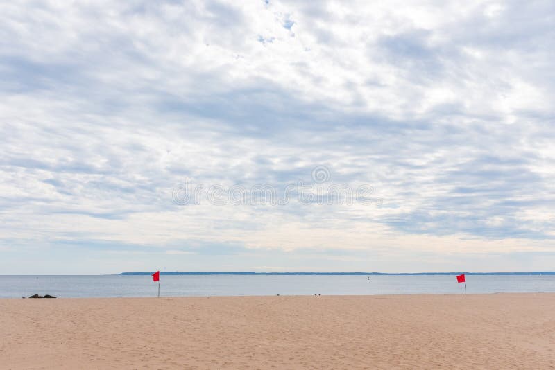 Empty Beach at Coney Island, New York Stock Image - Image of united ...