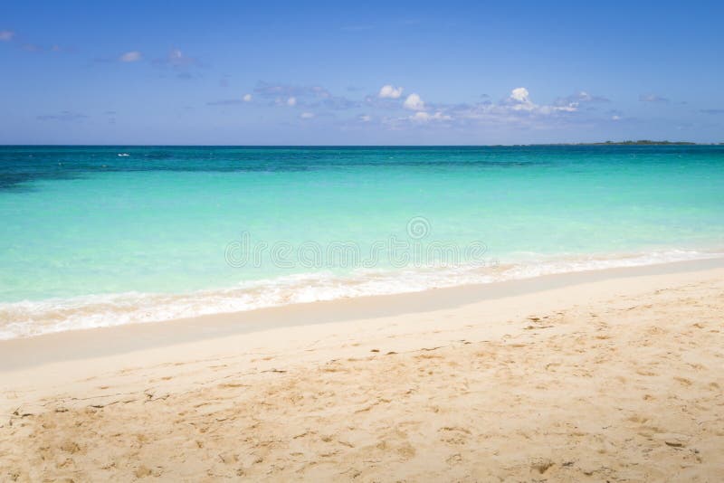 Empty beach stock photo. Image of summer, landscape, seascape - 55393588