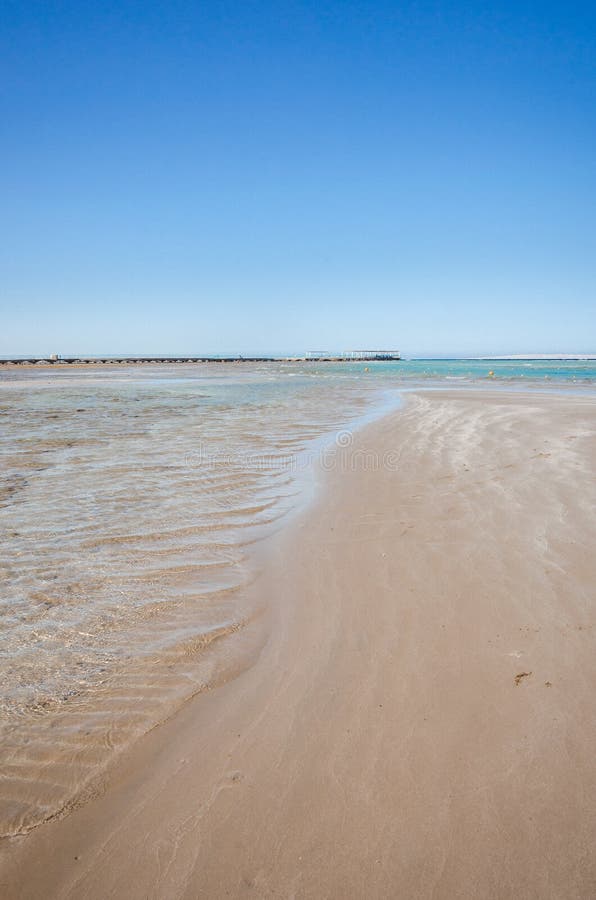 Empty Beach on the Sea and Sunny Sky/Empty Summer Beach on the Sea and ...