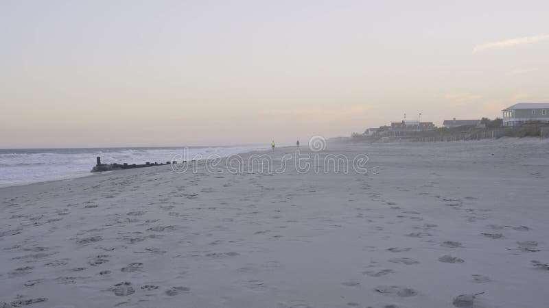 Empty Beach at Sunset stock footage. Video of island - 317727460
