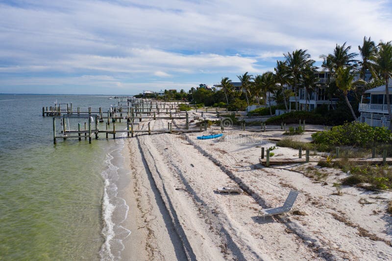 Empty Beach on a Tropical Private Island Getaway Stock Photo - Image of ...