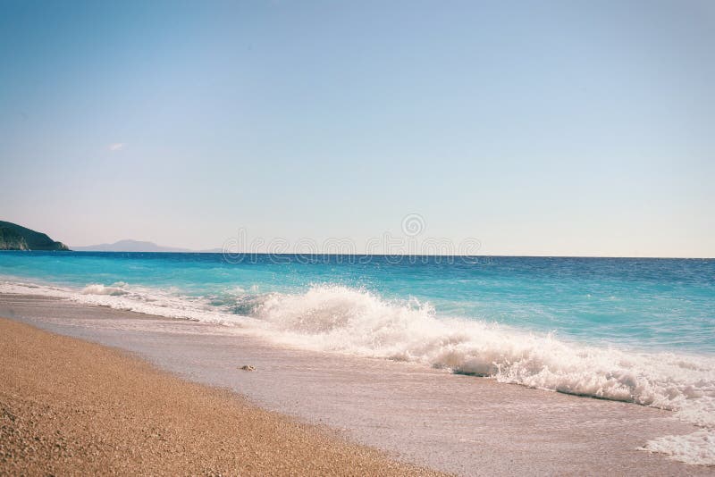 Empty beach stock image. Image of seascape, island, vacantion - 44918775