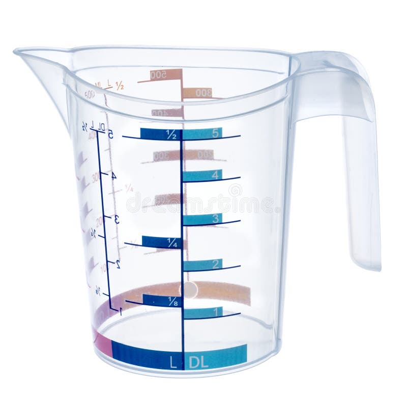 Empty Beaker Isolated on White Background Close Up Stock Photo - Image ...