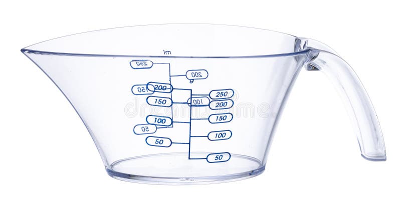 Empty Beaker Isolated on White Background Close Up Stock Photo - Image ...