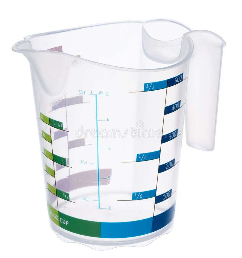 Empty Beaker Isolated on White Background Close Up Stock Photo - Image ...