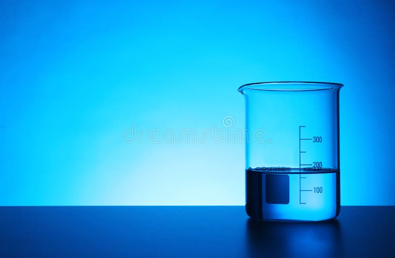 Empty Beaker Isolated. Laboratory Glassware Stock Image - Image of tool ...