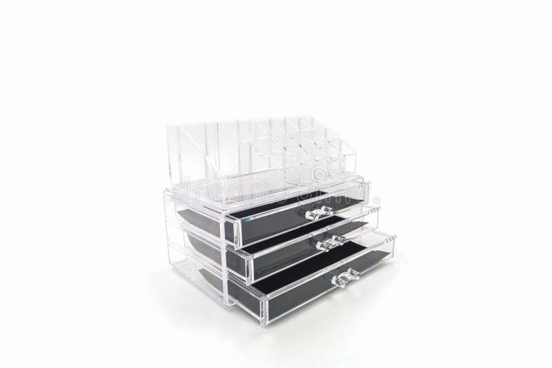 Empty beauty acrylic box. stock photo. Image of empty - 101253158