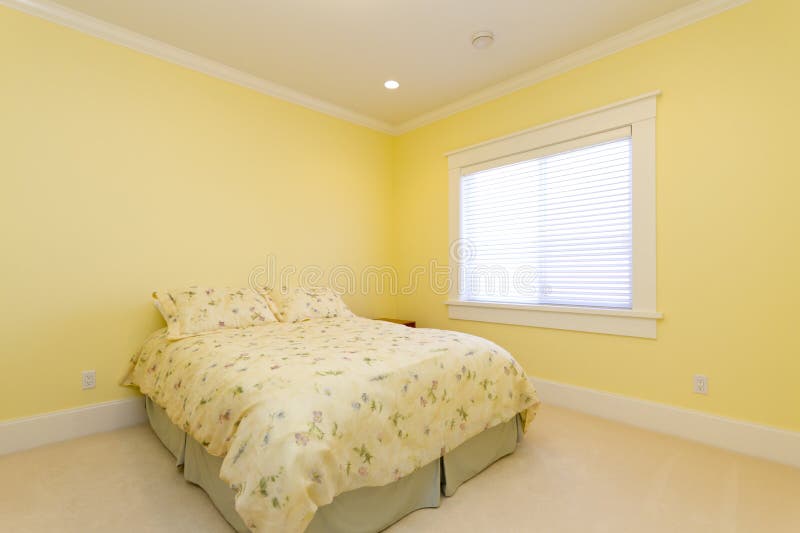 Empty bedroom stock image. Image of clean, bedroom, crown - 16371041