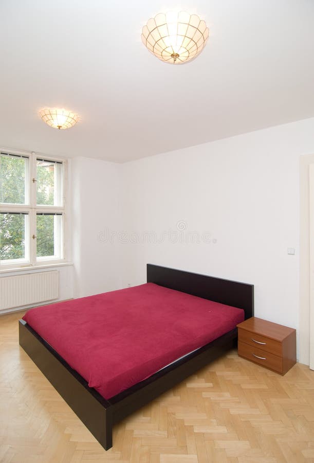 Empty bedroom stock photo. Image of home, room, interior - 20501118