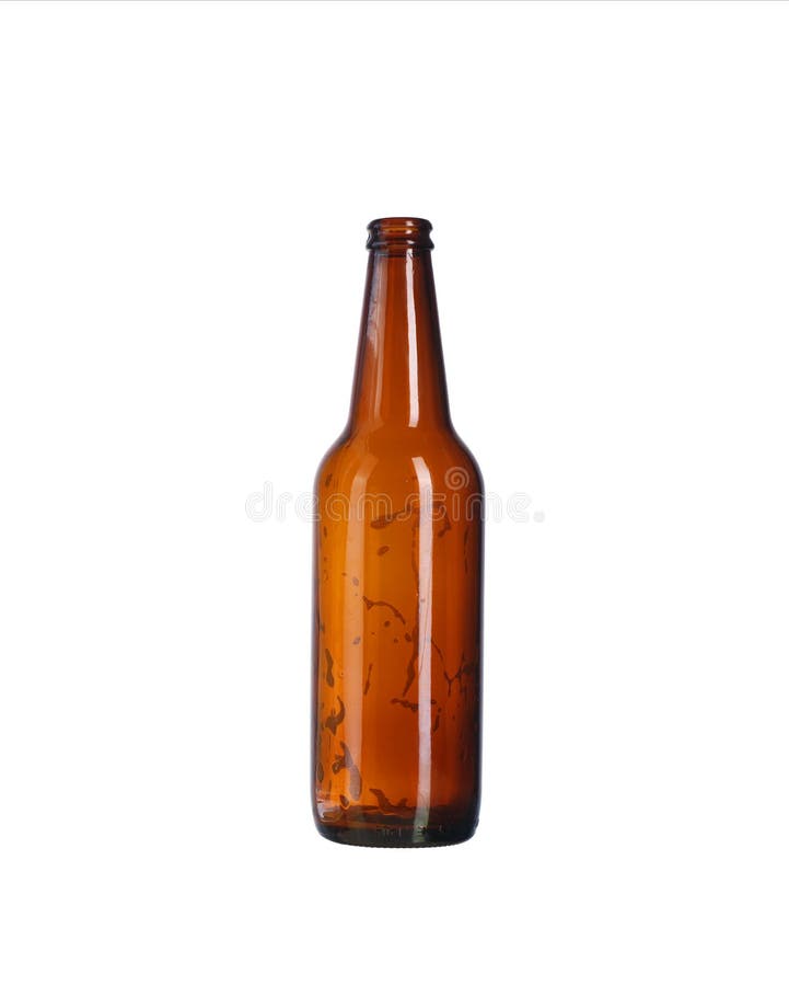 Empty beer bottle stock image. Image of glass, alcohol - 128758799