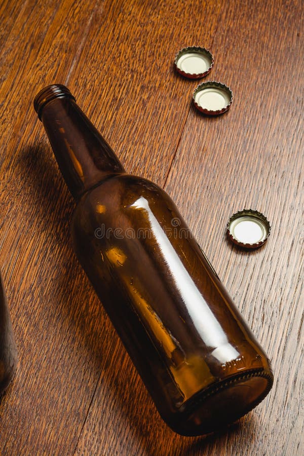 Empty beer bottle stock image. Image of liquid, macro - 78837019