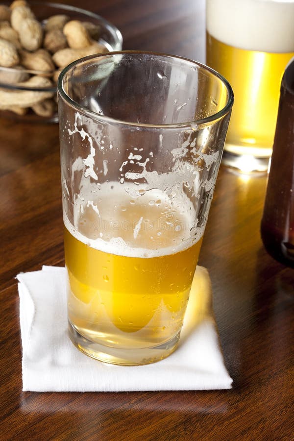 Refreshing Empty Beer Mug stock image. Image of fresh - 108059483