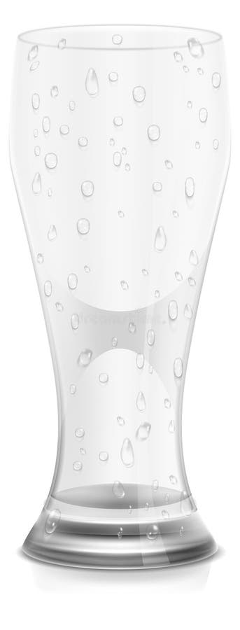 Empty Beer Glass Mockup with Realistic Cold Water Drops Stock ... Empty Beer Glass Mockup with Realistic Cold Water Drops Stock ...