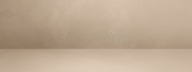 Empty Beige Concrete Interior Background Stock Illustration ...