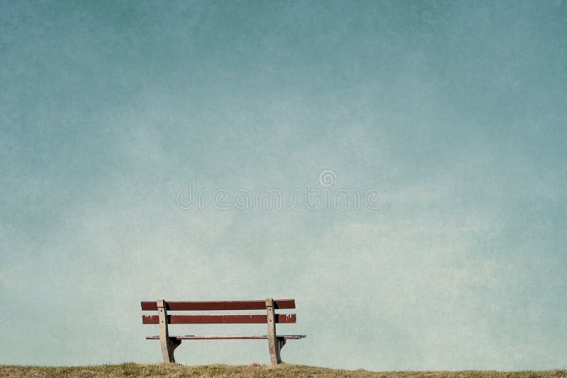 Empty bench stock photo. Image of point, meditation, minimalistic ...