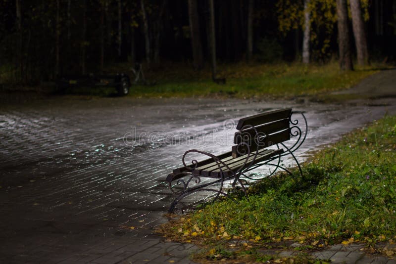 1,753 Empty Bench Park Night Stock Photos - Free & Royalty-Free Stock ...