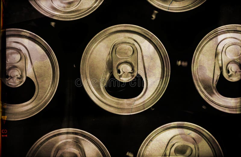 Empty beverage cans stock image. Image of beverage, aluminum - 26575963