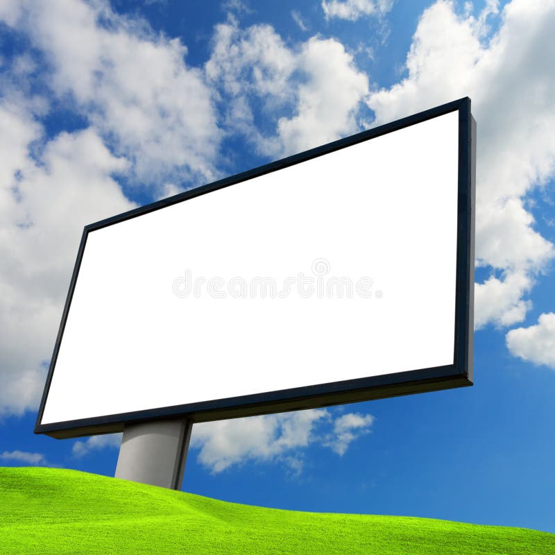 Billboard stock illustration. Illustration of blank, frame - 22062708