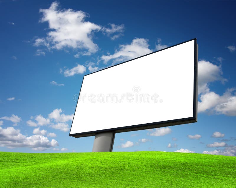 Empty billboard stock photo. Image of marketing, advertise - 14742182
