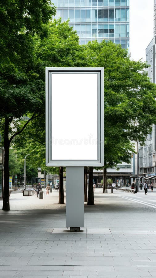 Empty Billboard for Advertising Stock Image - Image of poster ...