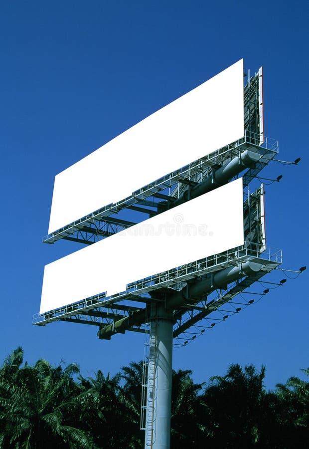 Empty billboard stock image. Image of sign, vertical - 51069403