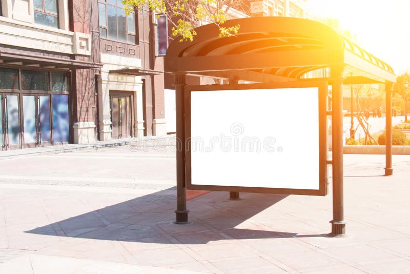 Empty billboard stock photo. Image of outdoor, commercial - 70781054