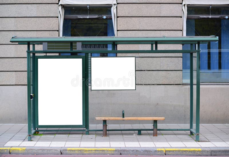 Empty billboard isolated stock image. Image of large - 17783243