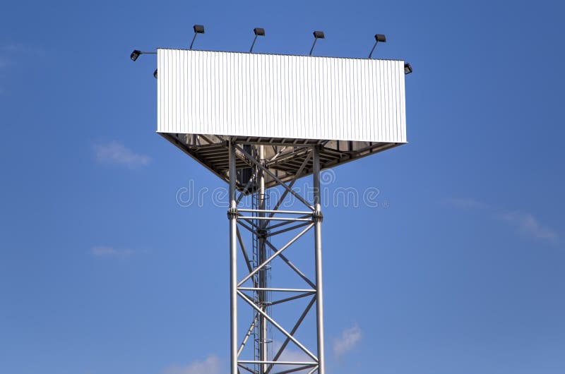 Empty billboard stock image. Image of advertising, space - 43792639