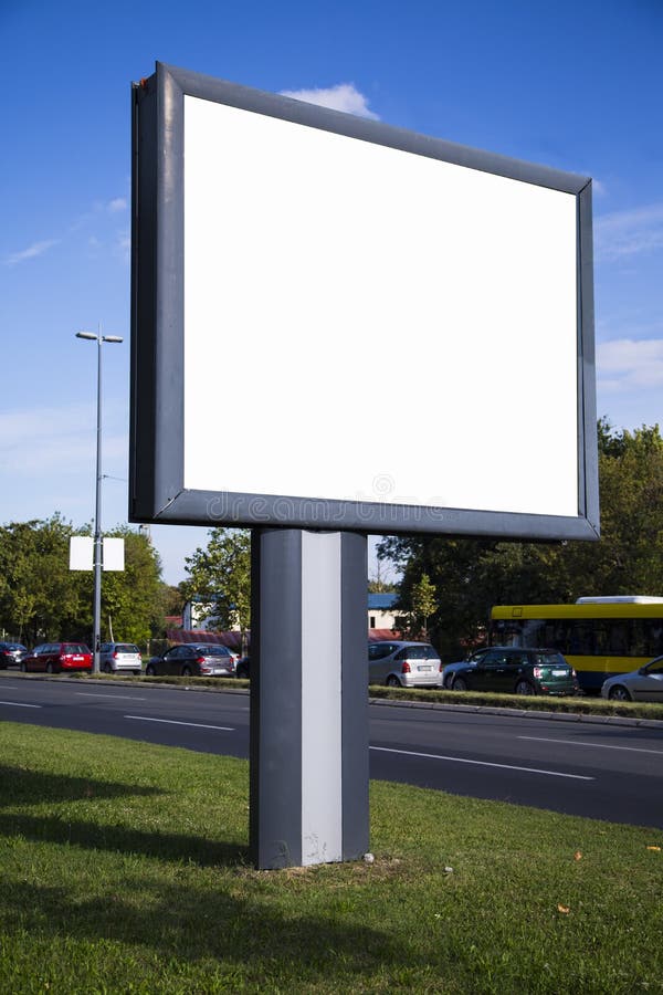 Empty billboard stock photo. Image of public, building - 45225000