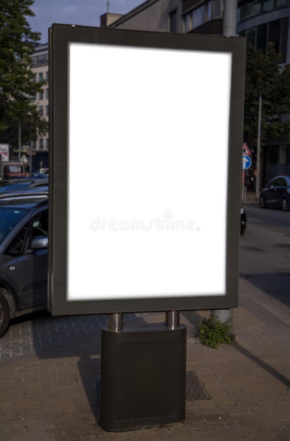 Empty billboard stock image. Image of design, public - 47007371