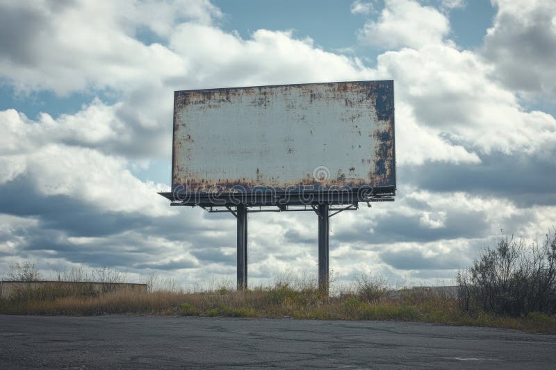 Empty Billboard Roadside stock photo. Image of empty - 375118236