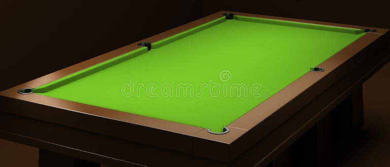 Empty billiard table stock illustration. Illustration of table - 22037529