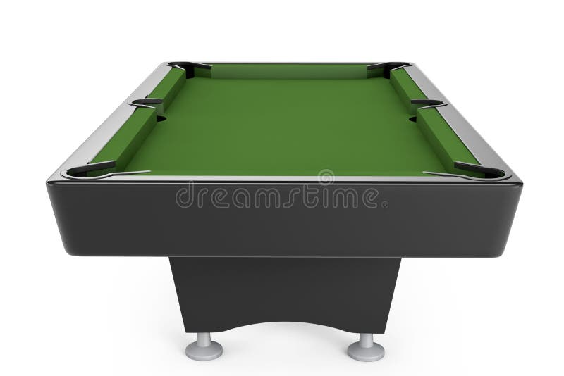 Empty Billiard table stock illustration. Illustration of professional ...