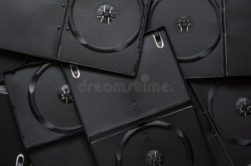 Empty Black Box Dvd Background Stock Photo - Image of copy, inserting ...