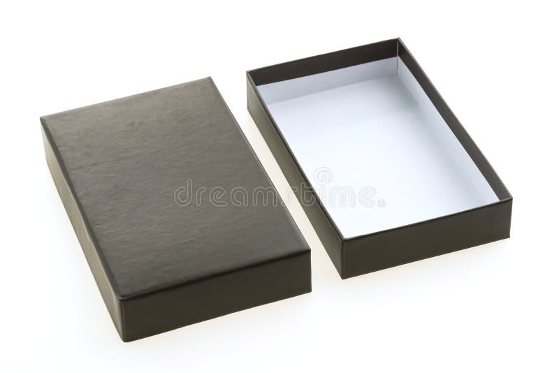 Empty black box stock image. Image of background, white - 83027711